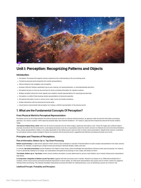 Perception Notes Pdf