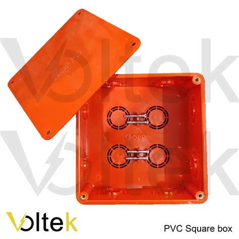 PVC Square Box With Cover Screw And Surface Type Utility Box Switch