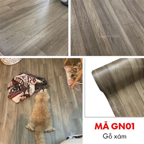 Thảm Trải Lót Sàn Simili Vân Gỗ Tấm Simili Dán Sàn Giả Gỗ Nền Nhựa