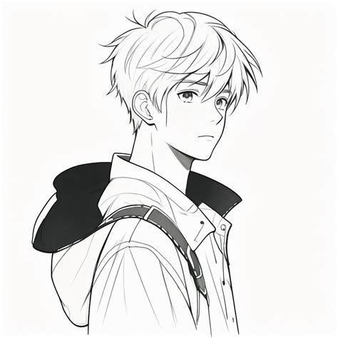 中学生人物简笔画（13张） 简笔画图片大全