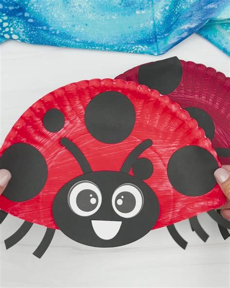 Paper Plate Ladybug Craft Idea