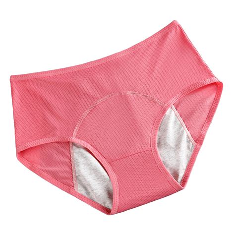 Qcmgmg Womens Leak Proof Period Panties Soft Stretch Underwear