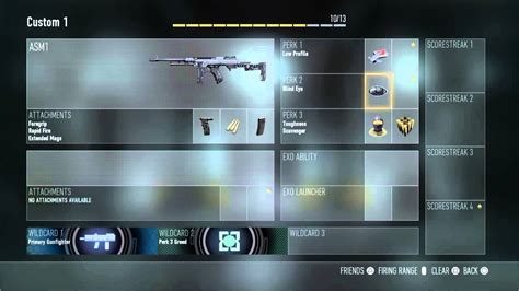 Cod Advanced Warfare Class Setup Asm1 Dna Class Youtube