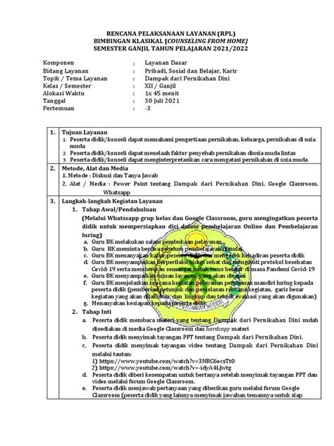 Rpl 3 Dampak Pernikahan Dini Pdf