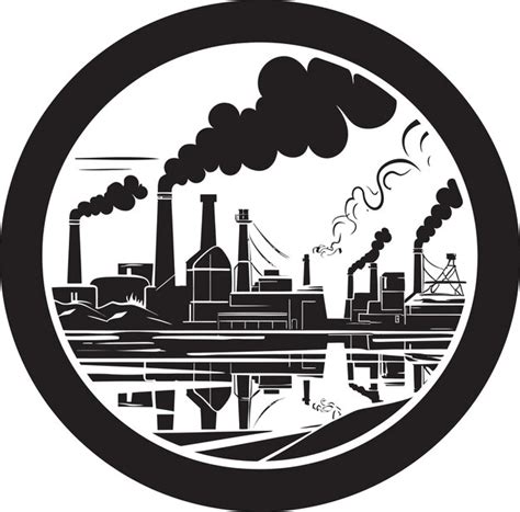 Smoggystrait Pollution Vector Icon Aquaticash Water And Air Pollution