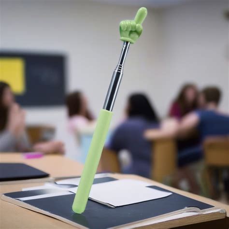 발표 안테나 지시 지휘 봉 손가락 막대기 5단