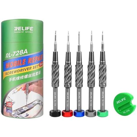 Relife Rl 728a Mobile Phone Repair Screwdriver Set — Repair Outlet