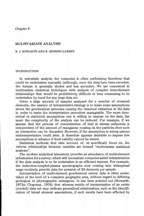 PDF Multivariate Analysis