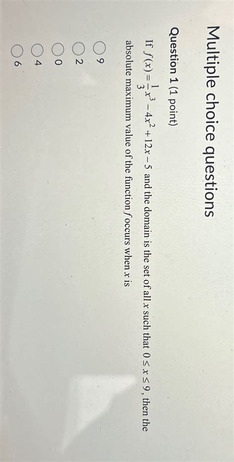 solved multiple choice questionsquestion 1 1 ﻿point if