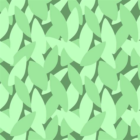 Premium Vector Light Green Laurel Leaves Seamless Pattern