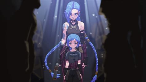 Jinx Arcane Netflix Series Lol Art 4k Hd Wallpaper Rare Gallery