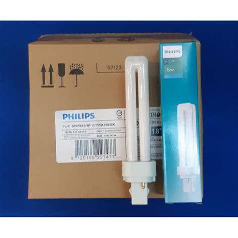 Jual Philips Lampu Master PL C 2P 18w 865 Coldaylight Putih Shopee Indonesia
