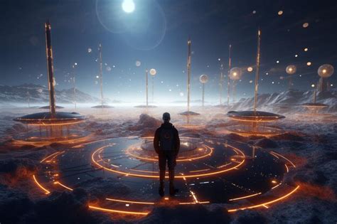 Premium Photo Interplanetary G Relay Station Connecting Distant