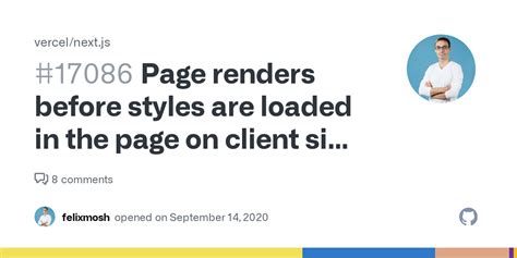 Page Renders Before Styles Are Loaded In The Page On Client Side