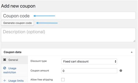 Coupon Management Woocommerce