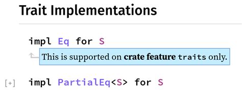 Inconsistent Default Display Of Doccfg On Impls Of Empty Traits · Issue 79279 · Rust