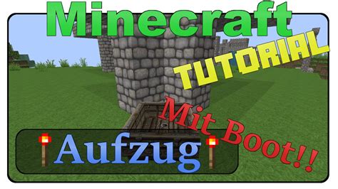 Aufzug Mit Boot Minecraft Tutorial [deutsch Hd Hq] 021 Lets Build Youtube