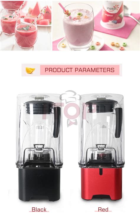 Sound Proof Cover Blender Commercial Heavy Duty Blender For Shakes And