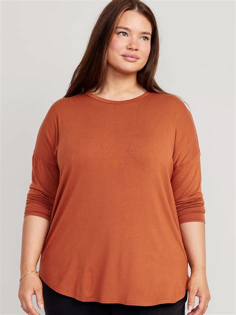 Luxe Long Sleeve Tunic T Shirt Old Navy