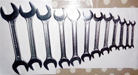 Double End Spanner Set 6 To 32mm 12 Pcs Packaging Box Model Name