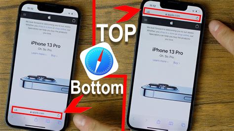 How To Move Safari Search Bar To The Top IOS IPhone YouTube
