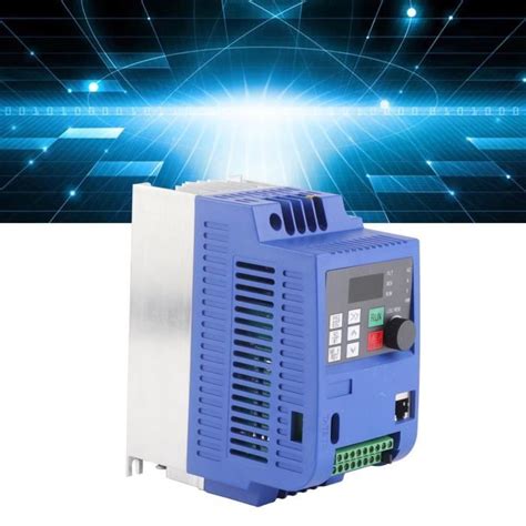 EJ life VFD variateur de vitesse fréquence moteur monophasé à triphasé AC V KW Cdiscount
