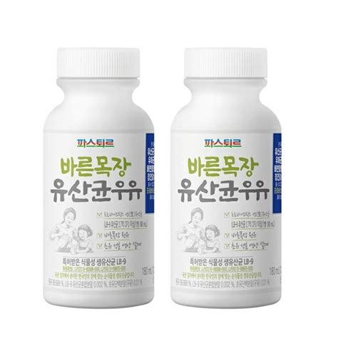파스퇴르 무항생제인증 유산균우유 200ml 24개 티몬