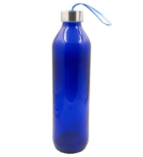 800ml Blue Glass Water Bottle At Rs 67piece Glass Bottles For Fridge