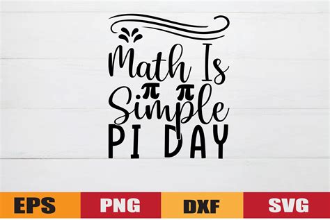 Math Is Simple Pi Day Graphic By Designstore22 · Creative Fabrica