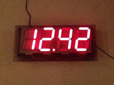 Make A Huge 7 Segment Digital Clock With Arduino Saat