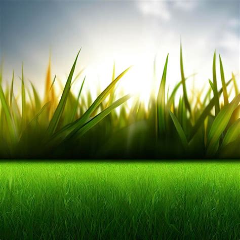 Premium Photo Natural Fresh Green Grass Cut Out Backgrounds 3d Rendering