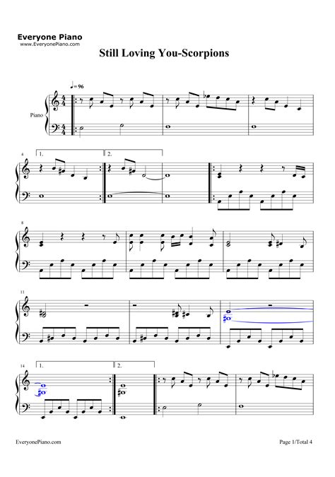 Still Loving You Scorpions Stave Preview