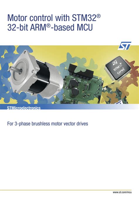 Motor Control With Stm32® 32‑bit Arm®‑based Mcu