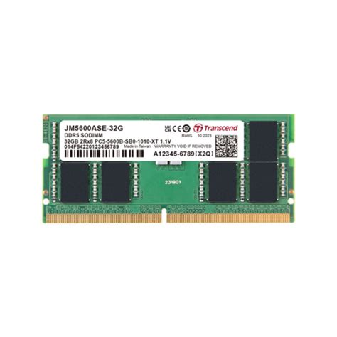 Transcend Ddr5 32gb Jetram 5600mhz Sodimm Memory Jm5600ase 32g Best Computers Онлайн дэлгүүр