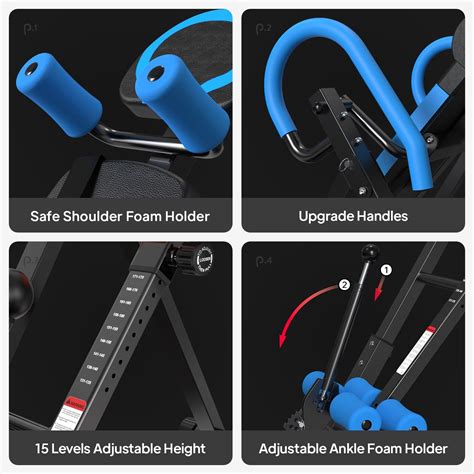 Blue And Black Inversion Table Brody Massage