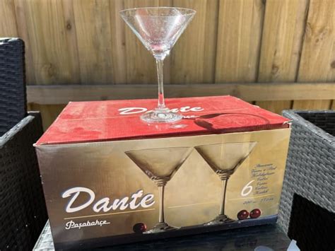 Dante Pasabahce V Line Martini Glass 220ml New Dinnerware Gumtree