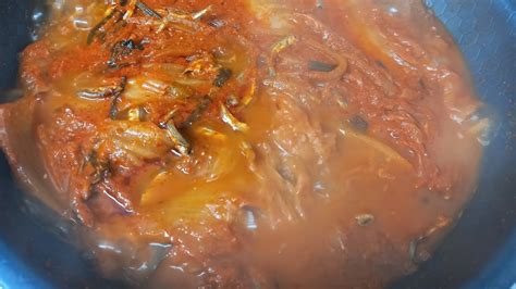 쉽고 간단하지만 깊고 맛있는 멸치김치찜집밥 김치 멸치 들기름 Youtube