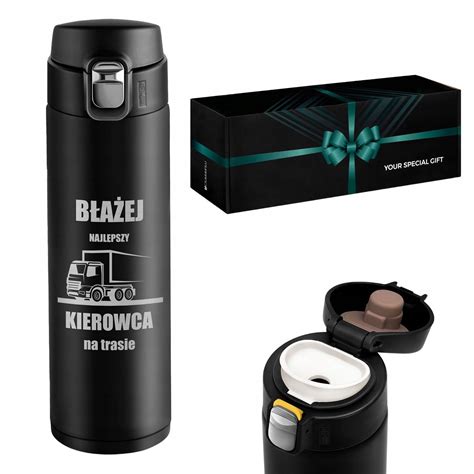 Kubek Termiczny Z Grawerem Termos 400ml Prezent Dla Taty Dziadka Faceta