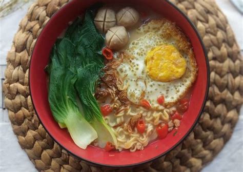 Resep Mie Instant Kuah Susu Oleh Meieka Cookpad