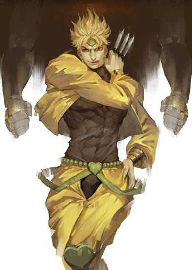 Dio Brando And The World Jojo No Kimyou Na Bouken And 1 More Drawn By