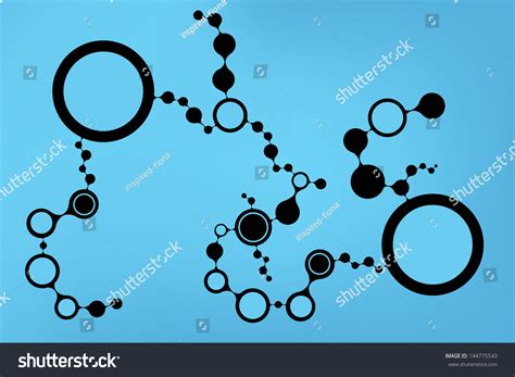 Vector Dna Scientific Molecule Structure Pattern Stock Vector Royalty Free 144775543