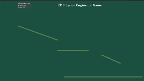 Ashish Yadav On Linkedin 2d Physics Engine The Engine Is Still