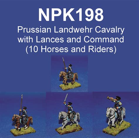 Prussian Landwehr Cavalry In Cap 19th Century Miniatures V