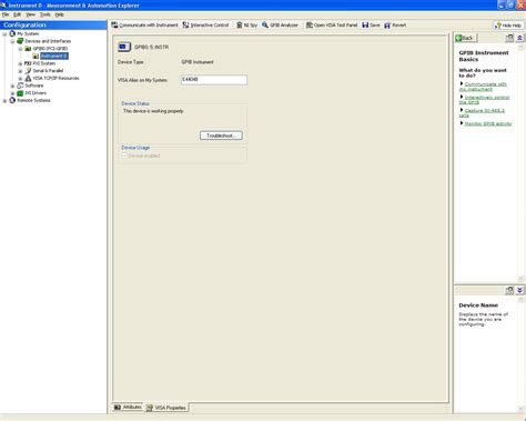 retrieving data from spectrum analyzer using labview 8
