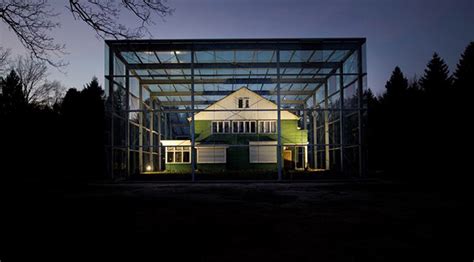 Oving Architecten Shrouds Concentration Camp House In Glass As A