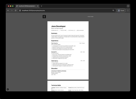 Create A Resume With React And Tailwindcss
