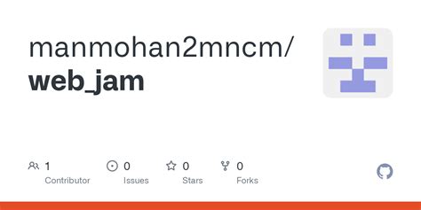 Github Manmohan2mncmwebjam