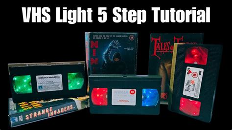 Simple 5 Step Guide Create Your Own Retro Vhs Tape Light Youtube