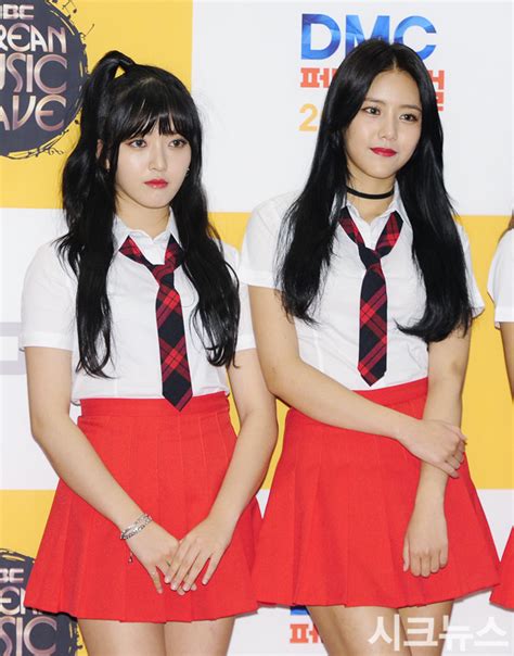 시크포토 AOA 찬미 혜정 서있기만 해도 심쿵 셀럽미디어