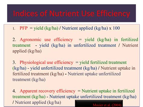 Nutrient Use Efficiency Pptx